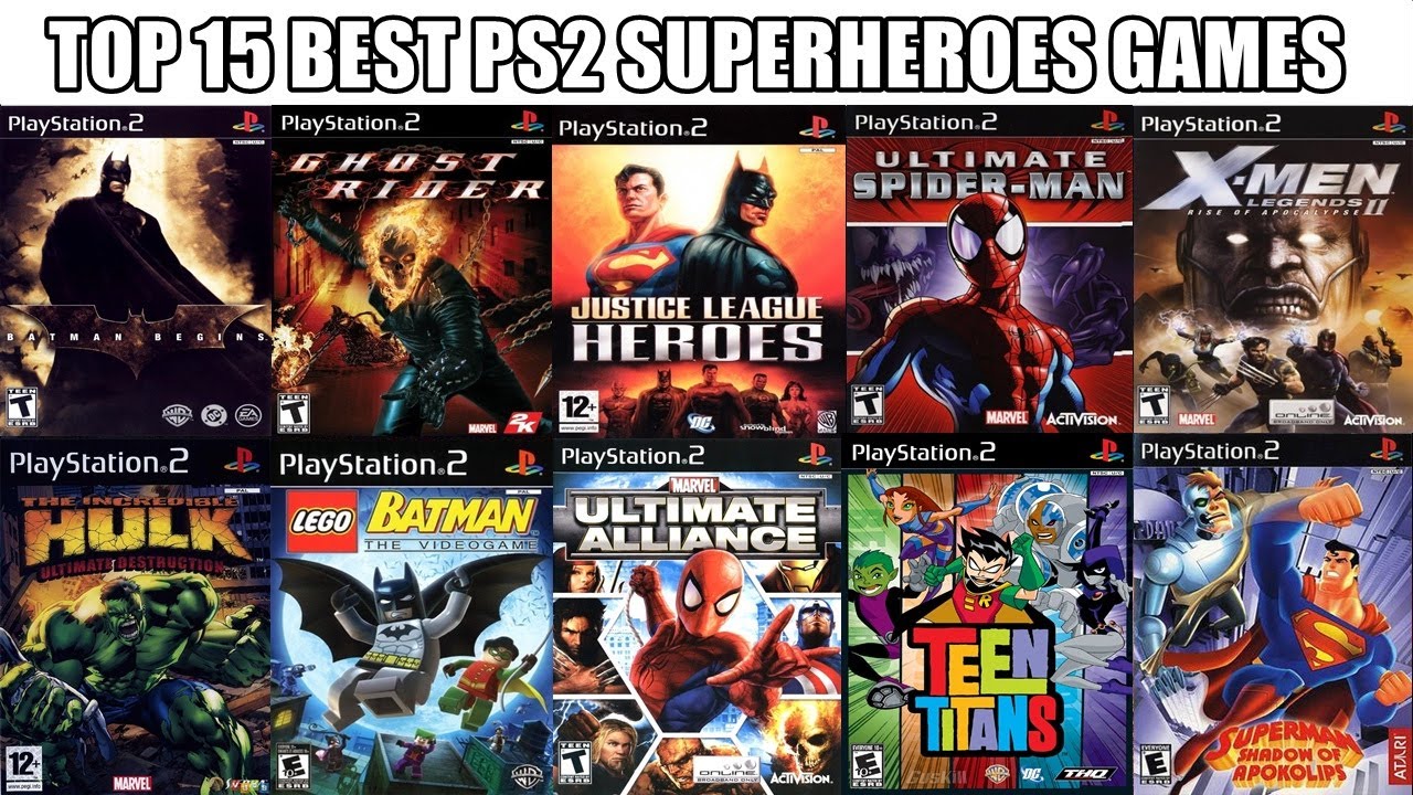 Top 15 Best PS2 Superheroes Games Of All Time - YouTube