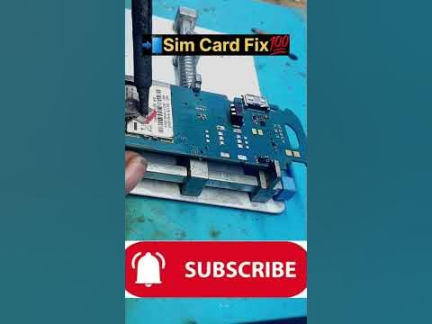 sim card fix ! sim card problem #smartphone #repair #viral - YouTube