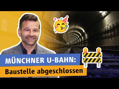 Das wurde geschafft - U-Bahn-Großbaustelle pünktlich abgeschlossen #münchen #baustelle #train