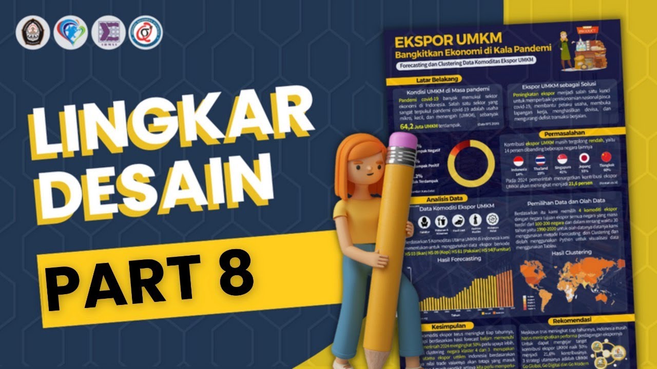 Tutorial Pembuatan Infografis Part 8 Desain Infografis - YouTube