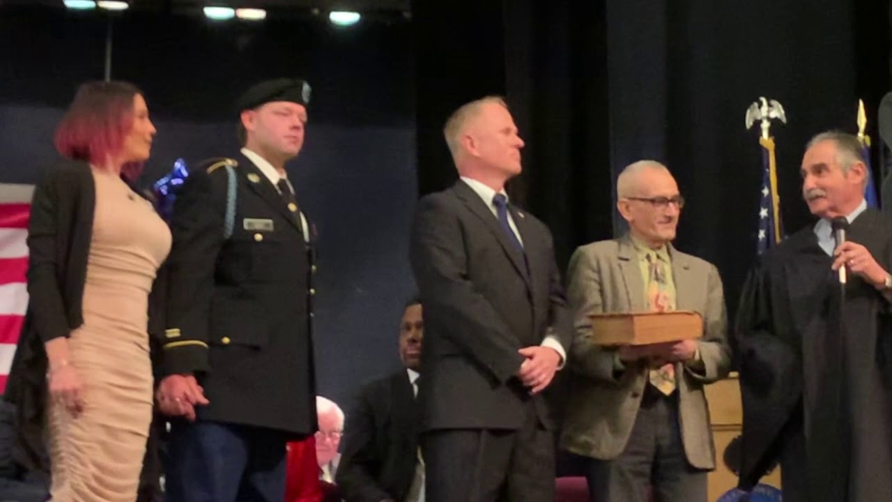 Swearing-in of Glen Cove City Councilman Gaitley Stevenson-Mathews ...