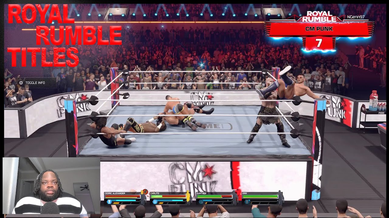 WWE 2K25 ROYAL RUMBLE FOR THE TITLES - YouTube