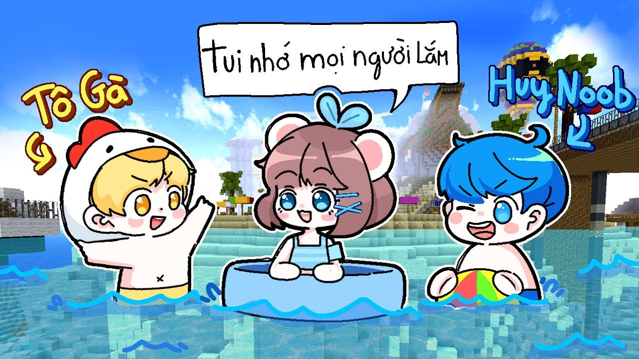 Sau 10 Năm Mình Đã Rủ Huy Noob Và Tô Gà Đi Tắm Biển Trong Minecraft ️ ...