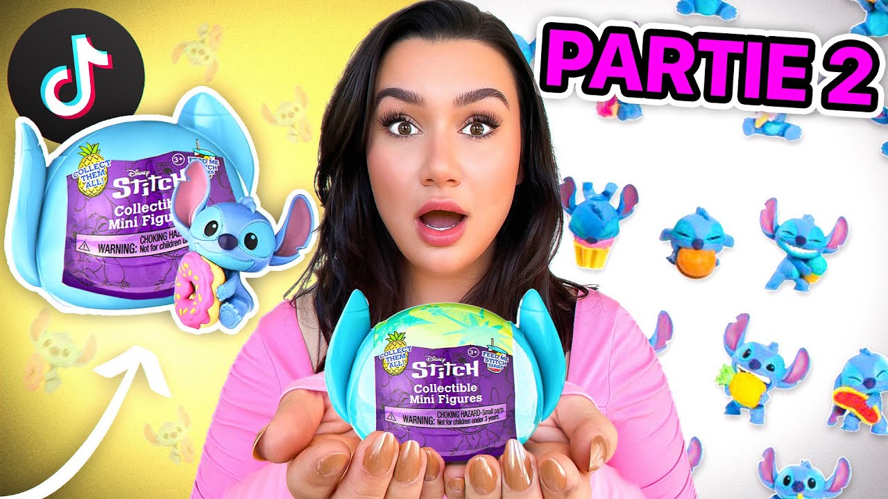 J’ouvre Des Figurines Stitch TROP CHOUBIDOU (Partie 2) - YouTube