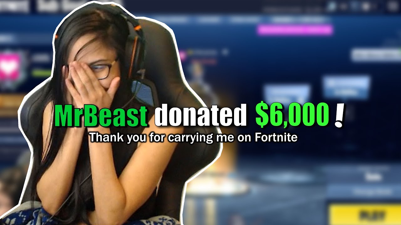 MrBeast INSANE donation on Twitch (My reaction) Fortnite - Battle ...