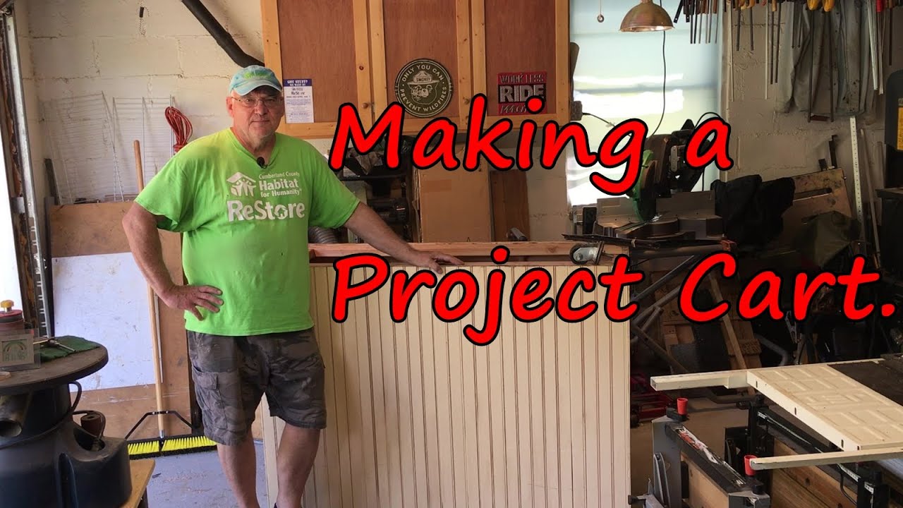 Project cart made from recycled lumber. - YouTube