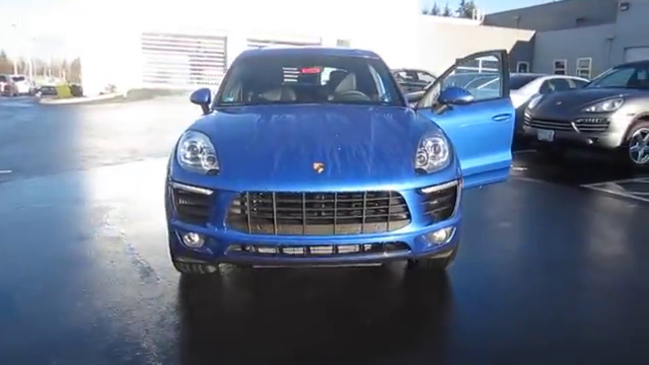2016 Porsche Macan, Sapphire Blue Metallic - STOCK# 90026 - Walk around ...