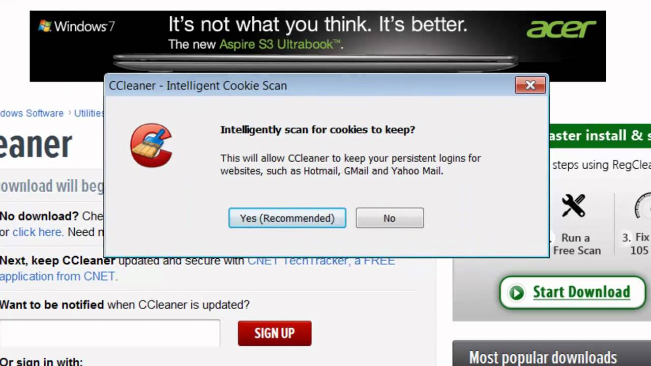 How to speed up your windows 7 computer using-(ccleaner) part 1-HD ...
