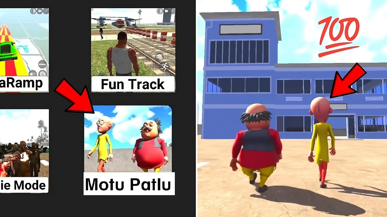 New Motu Patlu Cheat Code in Indian Bikes Driving 3D New Update 😱🔥|| Motu Patlu Mode | Harsh in ...