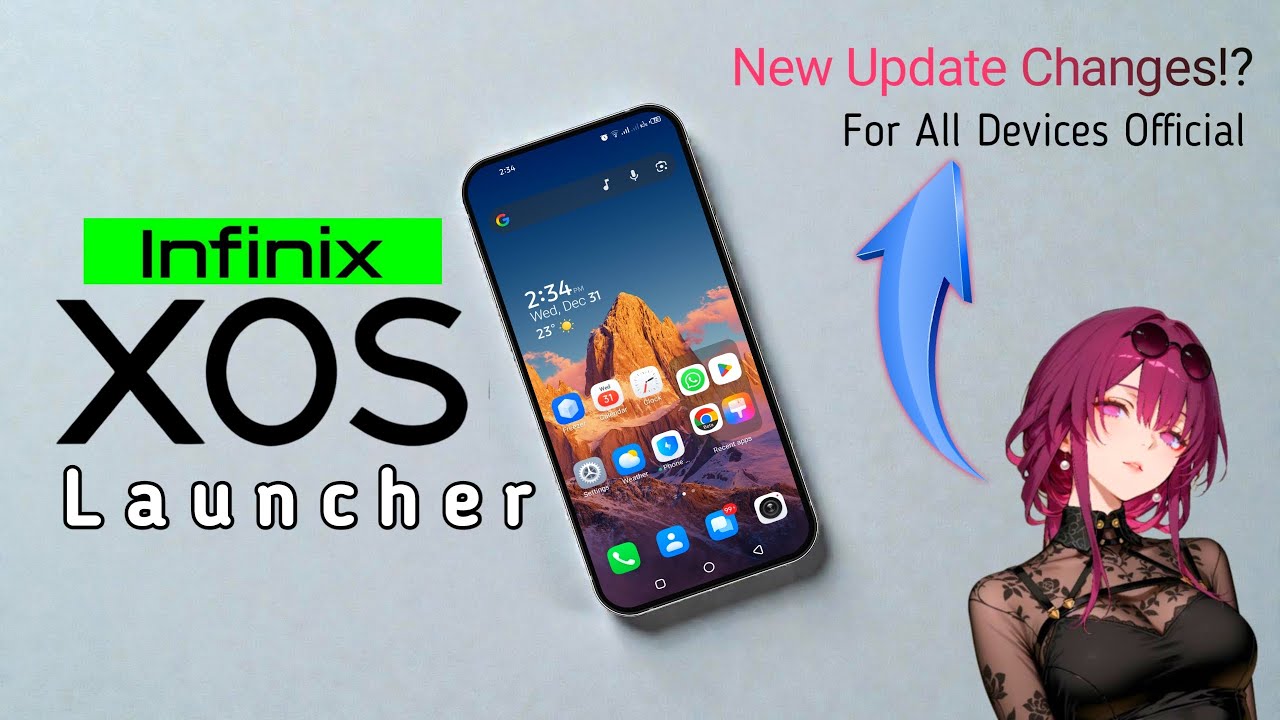 Infinix XOS Launcher New Update Changes For Infinix Mobiles - YouTube