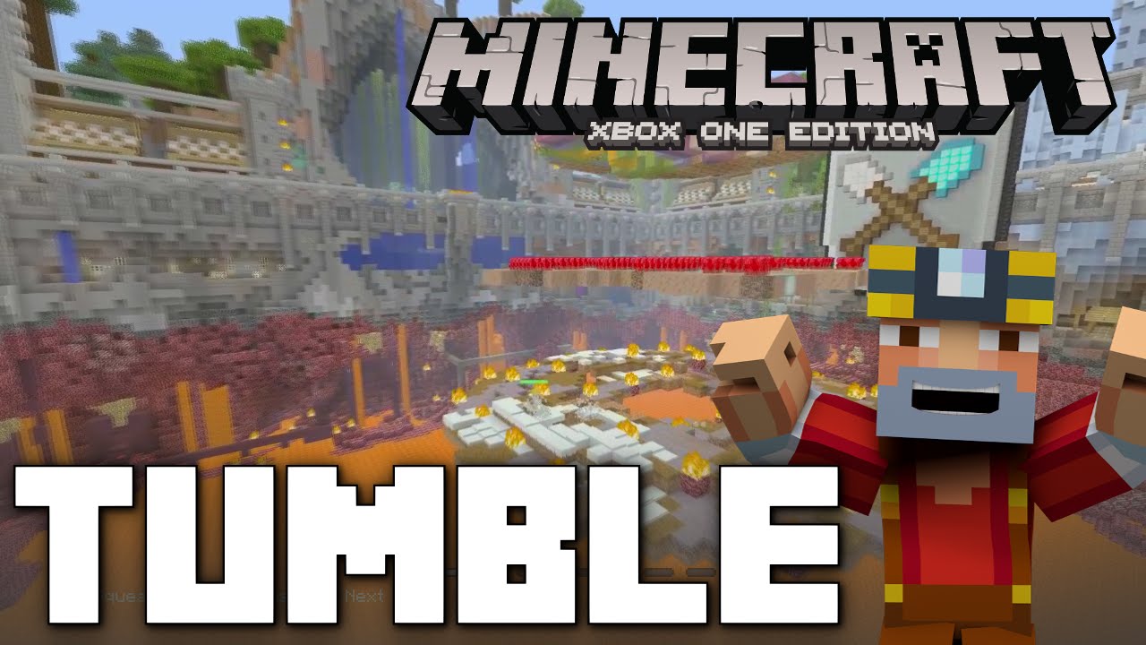 My First Game of TUMBLE! New Minecraft Mini-Game! - YouTube