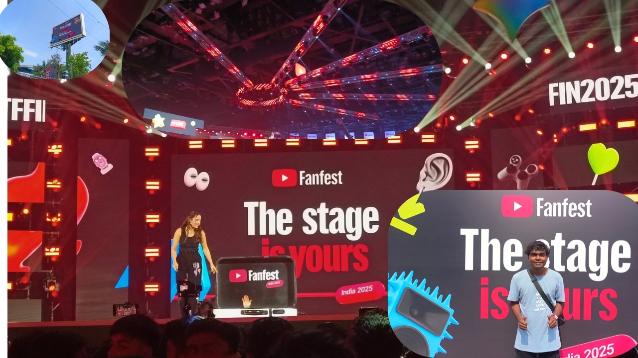 YouTube FanFest India 2025 Mumbai | My Full Vlog Experience 🎉🔥Varun ...