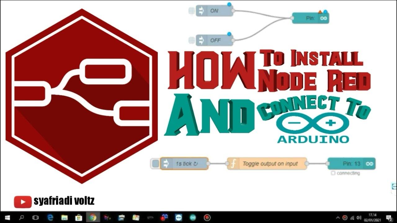 How To install Node-Red and Connect to Arduino - YouTube