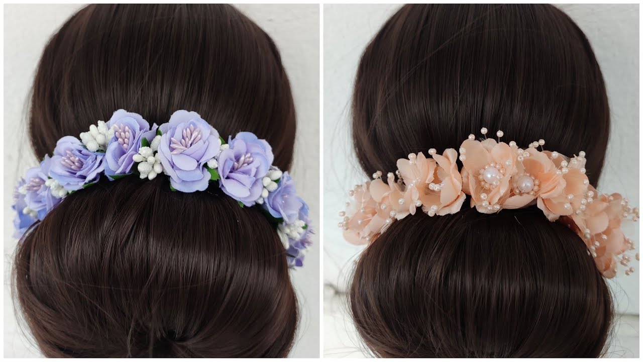 DIY How to make hair brooches - YouTube