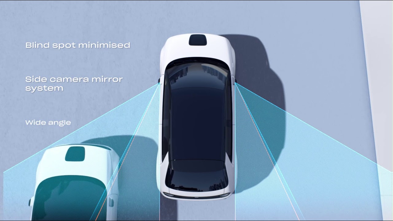 Honda e Side Camera Mirror System - YouTube