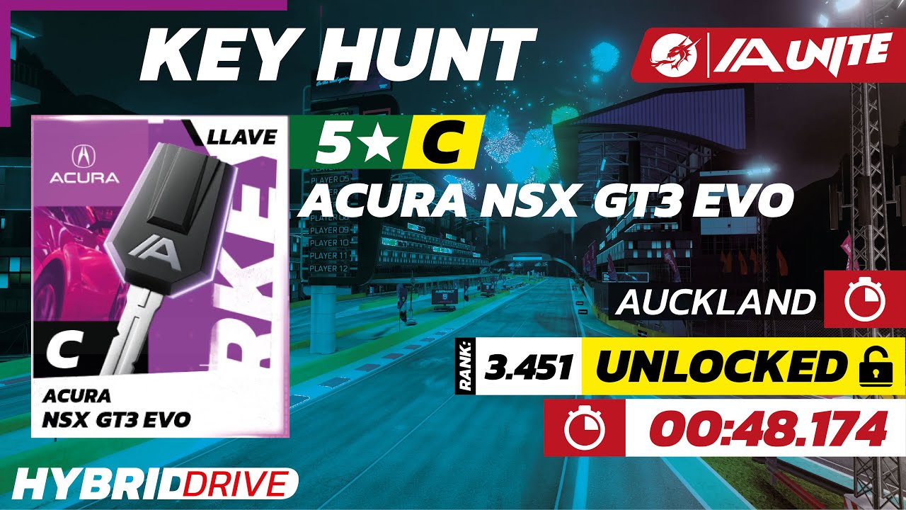Acura NSX GT3 Evo | KEY HUNT | ¡Winner Key¡! UNLOCKED 48.174🔑| Asphalt ...