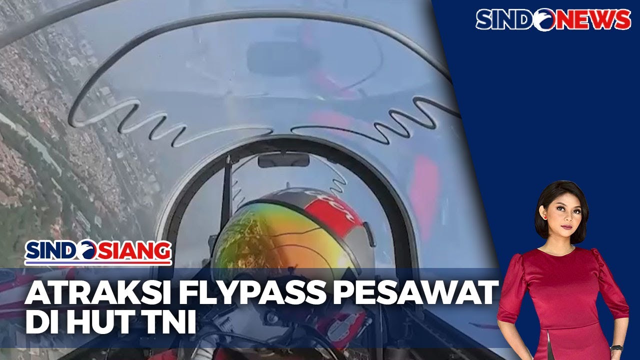 Atraksi Flypass Pesawat di HUT TNI, Manuver Tim Jupiter Turut Ramaikan ...