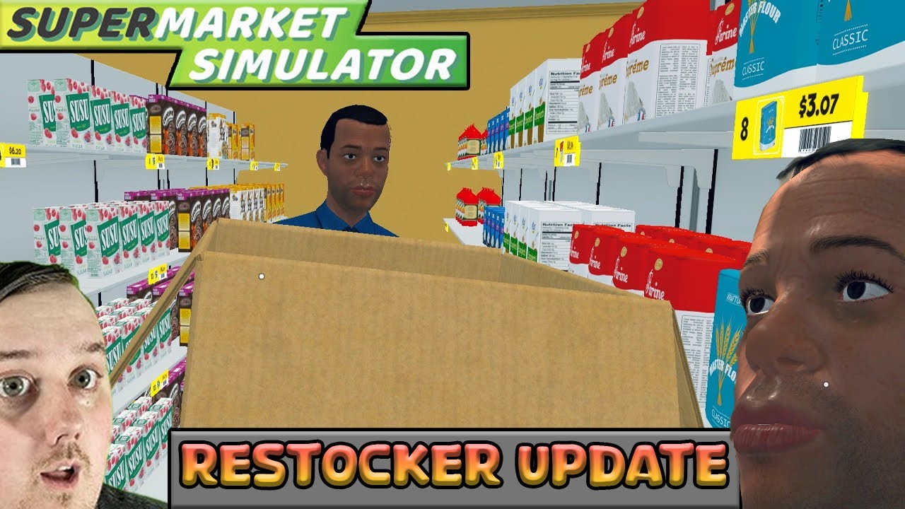 RE-STOCKER UPDATE IS HERE! / Supermarket Simulator Gameplay / Ep. 10 ...