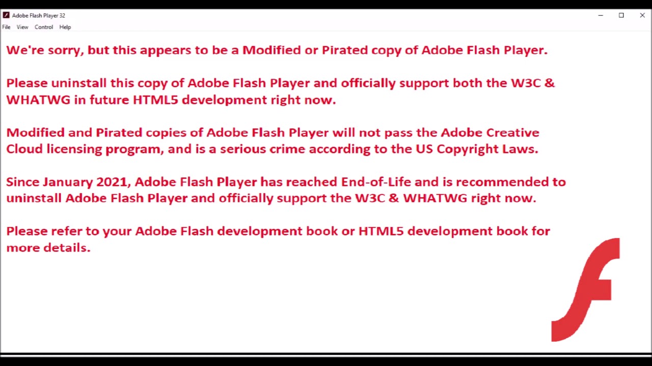 What If Adobe Flash Player Had Anti Piracy & Anti Modding Features ...