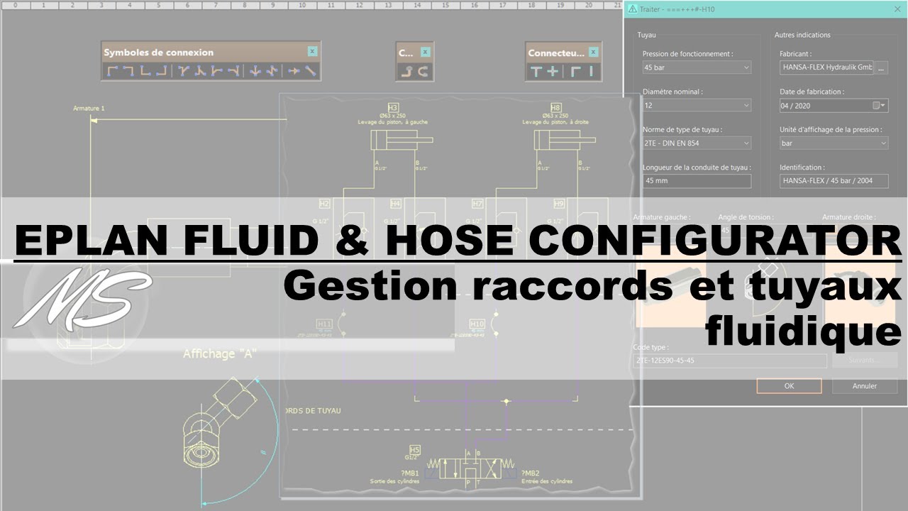 EPLAN FLUID & HOSE CONFIGURATOR : Gestion des tuyaux et des raccords ...