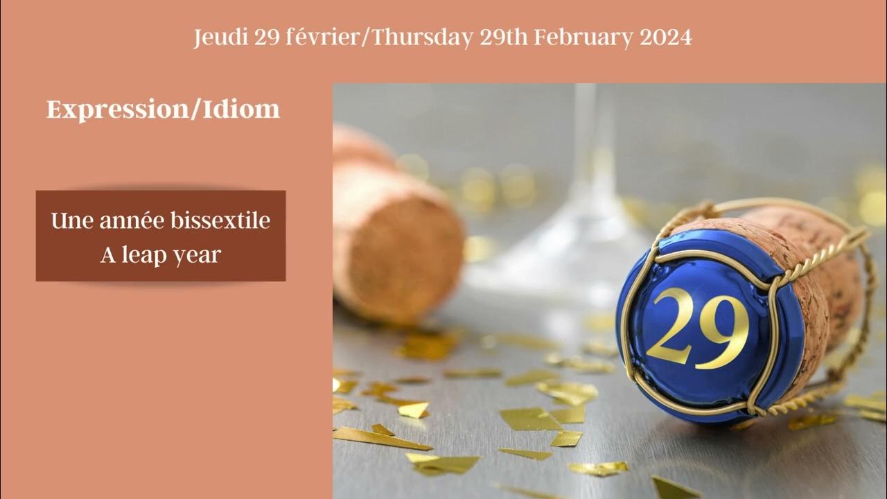 Daily French stories: Une année bissextile/A leap year #french # ...
