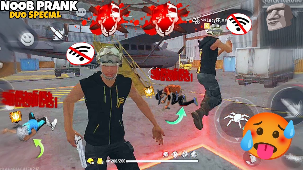 NOOB PRANK DUO SPECIAL #freefire - YouTube