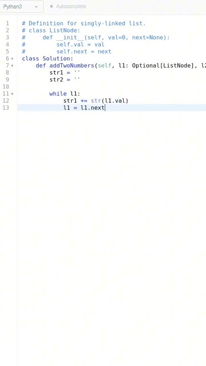 LeetCode 445 - Medium - Linked Lists - YouTube