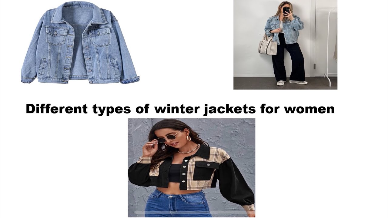 Different types of winter jackets for women with their names ||stylish ...
