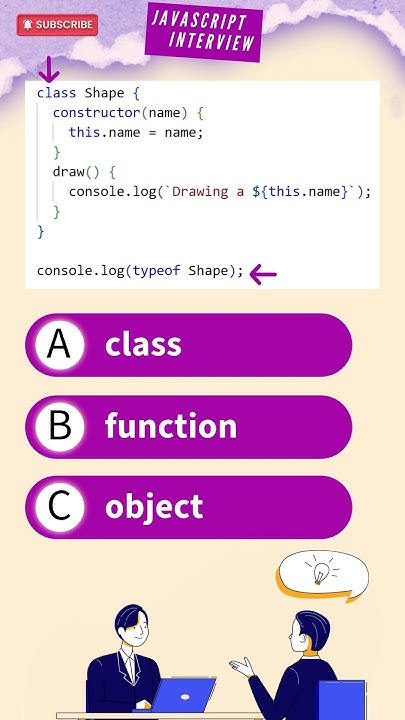 JavaScript Interview #41 🤯JavaScript Classes Are... Functions?! #javascriptinterview - YouTube
