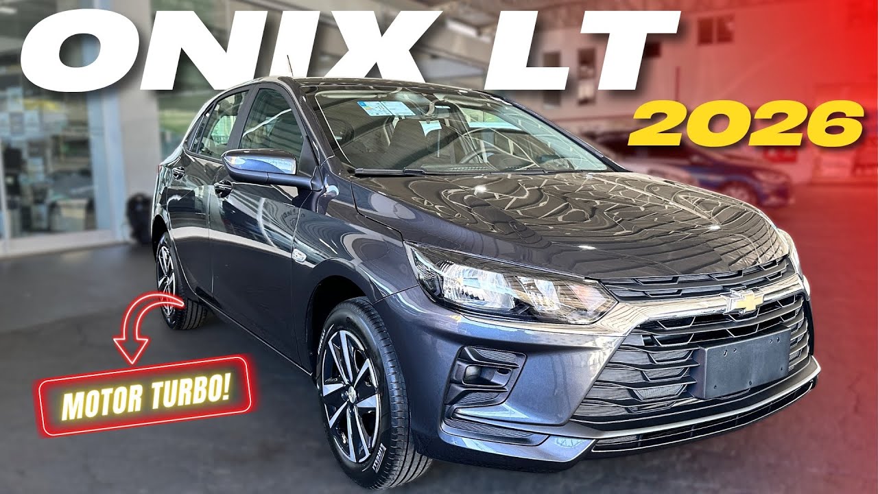 NOVO ONIX LT 1.0 TURBO 2026 - Avaliação Completa da Versão de Entrada ...