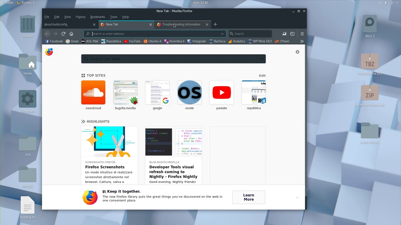 Mozilla Firefox 58 Quantum - YouTube