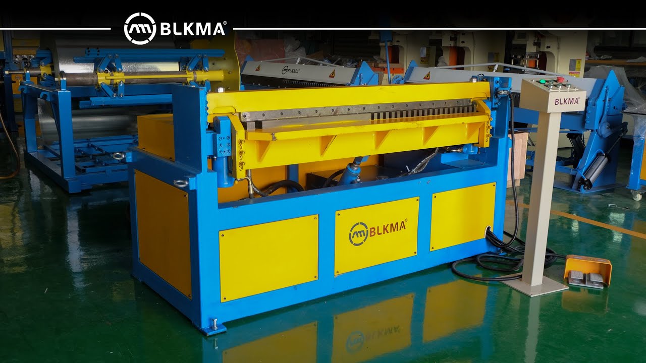 BLKMA Hydraulic folding machine/sheet metal hydraulic folder/TDF Flange ...