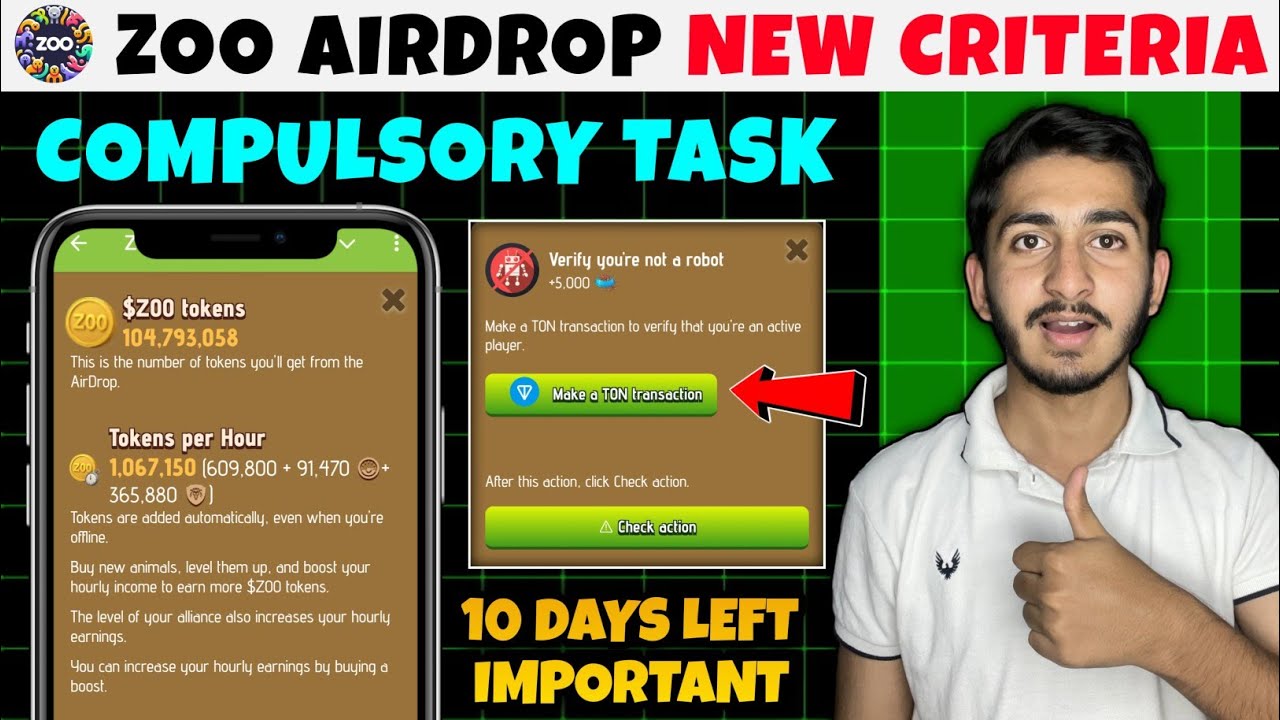 Zoo Airdrop criteria | zoo airdrop new update today | Zoo Airdrop ...