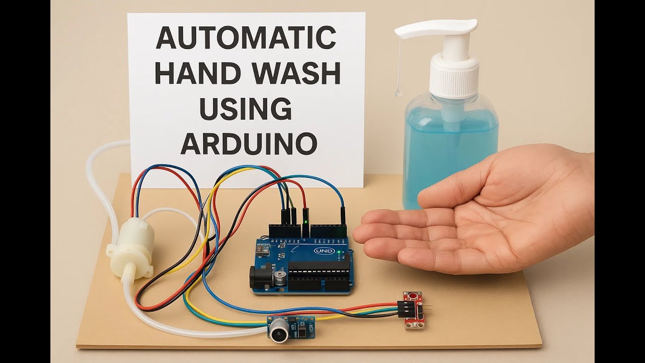 Automatic hand wash using Arduino - YouTube