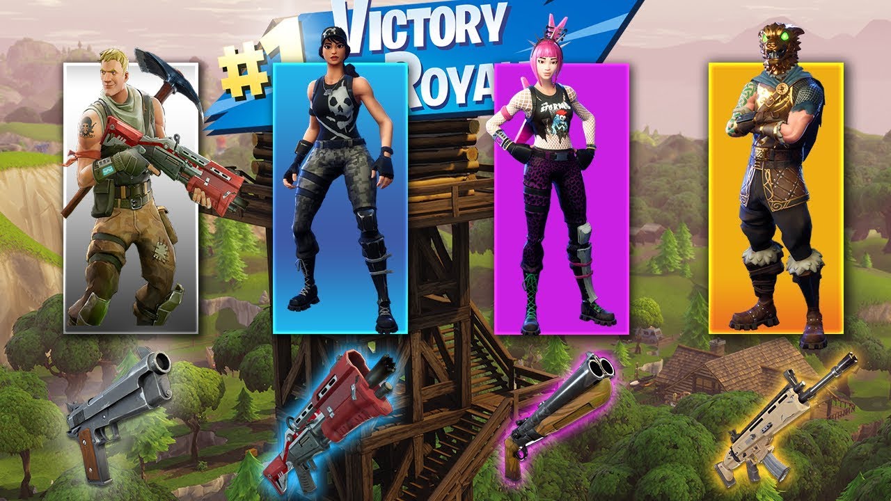 RANDOM SKIN RARITY CHALLENGE - Fortnite *High Kill Game* - YouTube