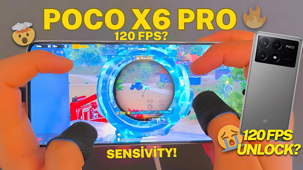 POCO X6 PRO NEW UPDATE 3.7 TEST 120 FPS? FULL GRAPHİCS 🤯🔥 SENSİVİTY AND ...