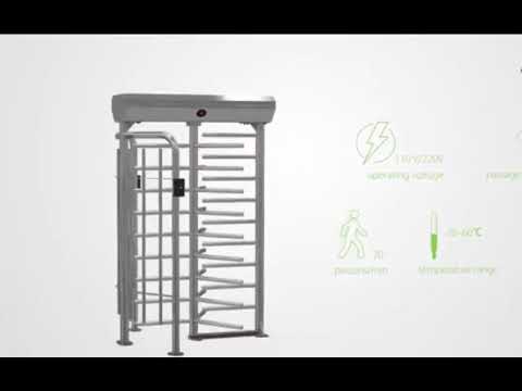 Zkteco Fht2300 Full Height Turnstiles By The Security Mill - Youtube