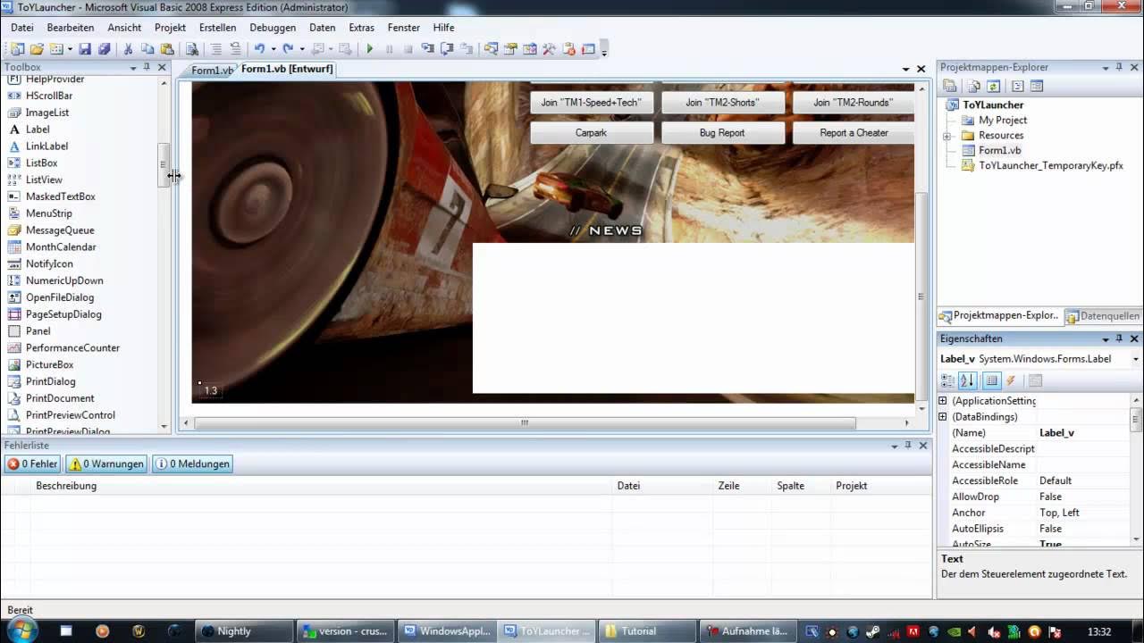 [Visual basic] Erweiterter Launcher - Updater - Setup - YouTube