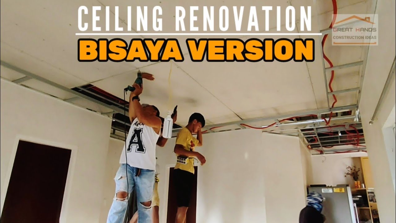 Ceiling Renovation || Bisaya Version || Kisame Na May Cove Design - YouTube