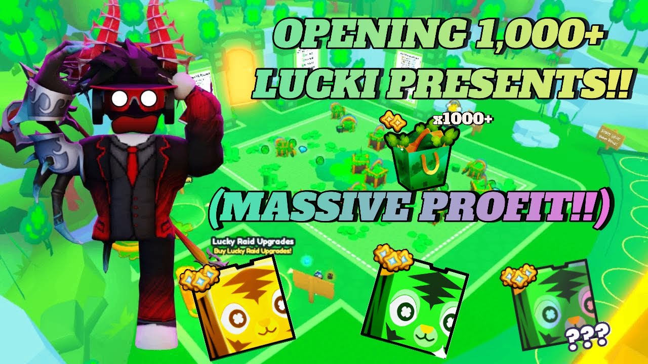 Opening 1k+ Lucky Gifts In PS99 - YouTube