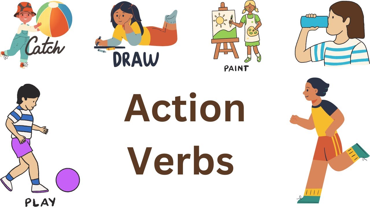 Action Verbs Vocabulary | Learn Action Verbs Vocabulary In English With ...
