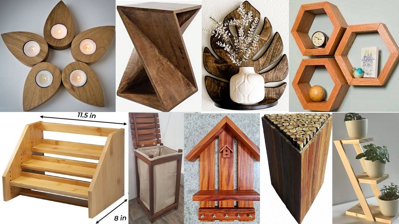 Creative small and mini wood furniture and décor pieces ideas to ...