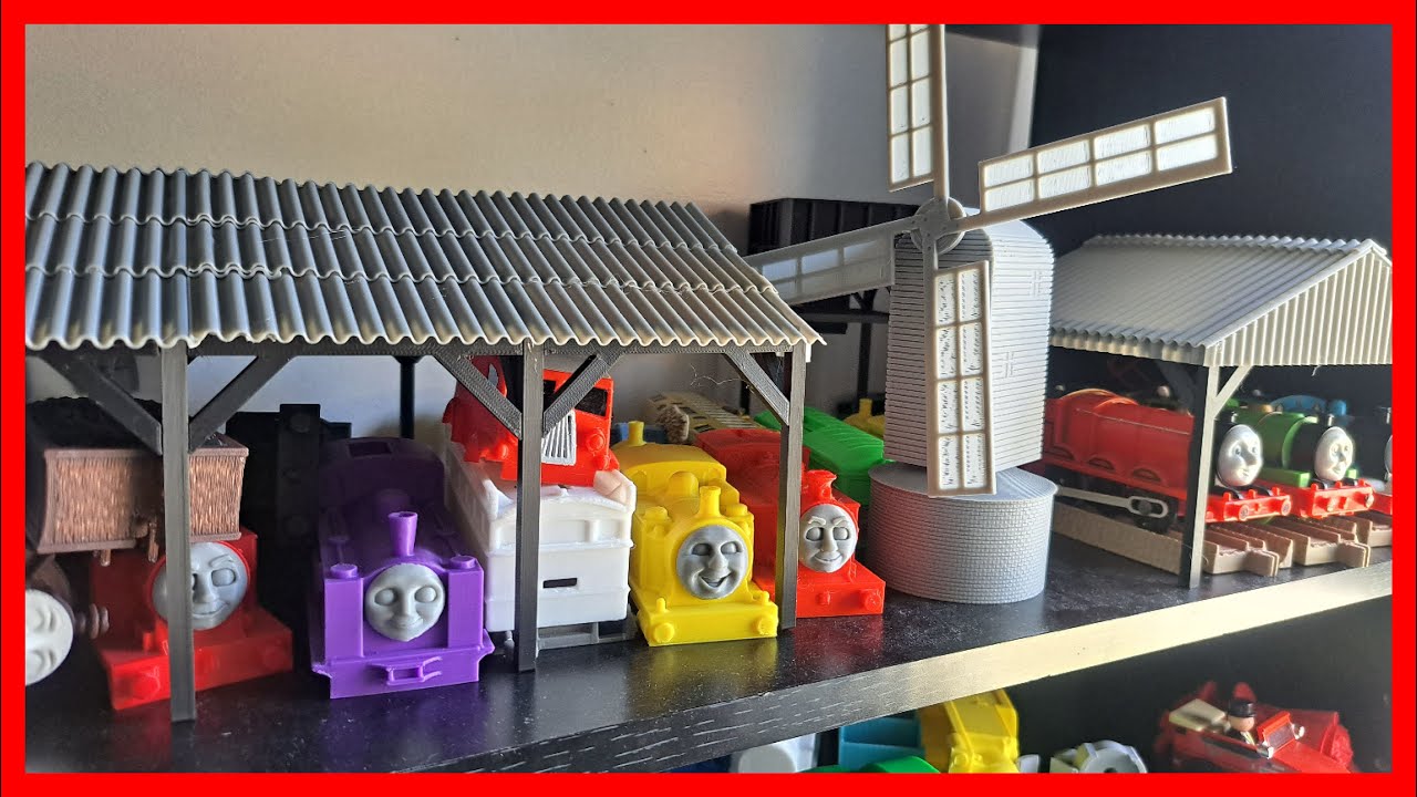 Carriage Sheds Thomas and Friends Trackmaster 3D-Printed - YouTube