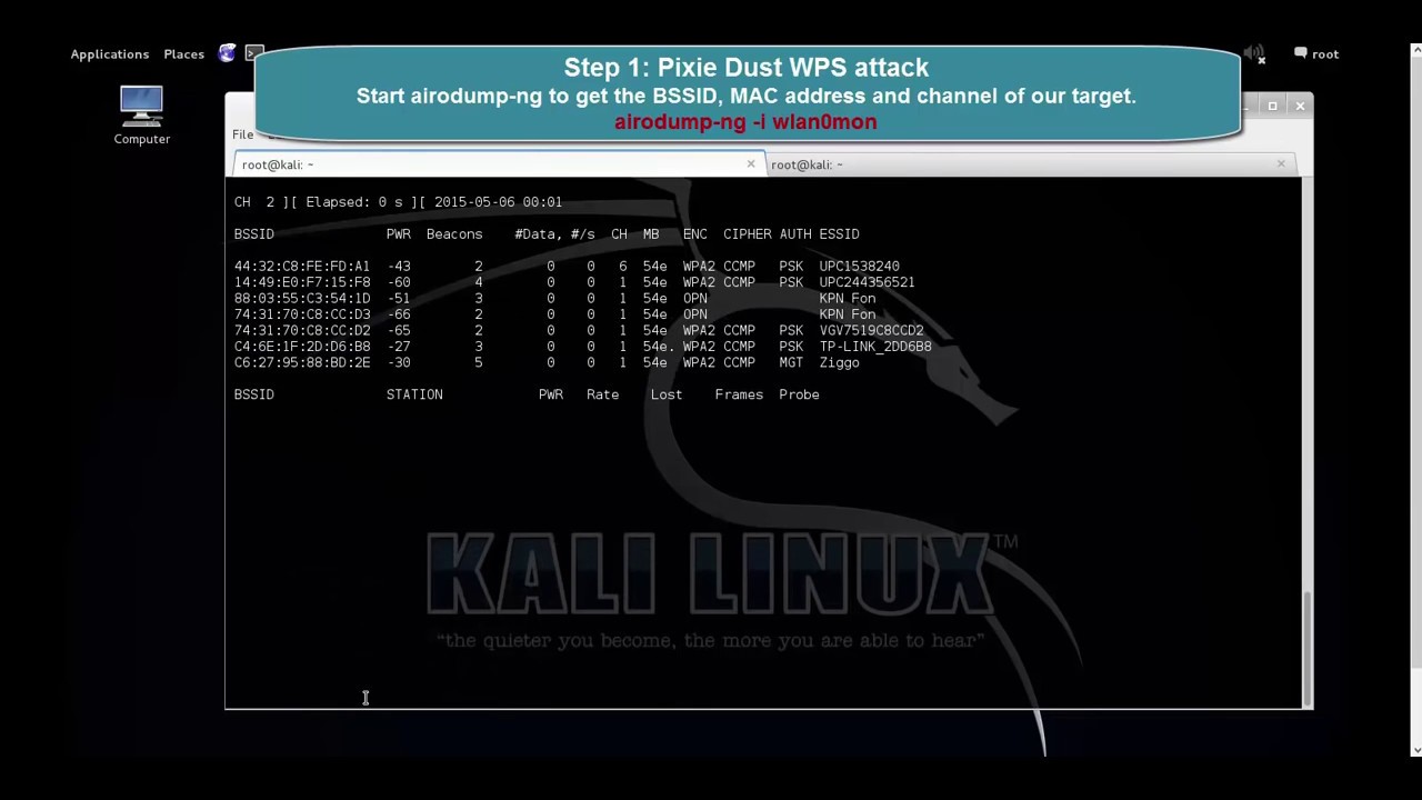 Pixie Dust WPS Attack 2 - YouTube