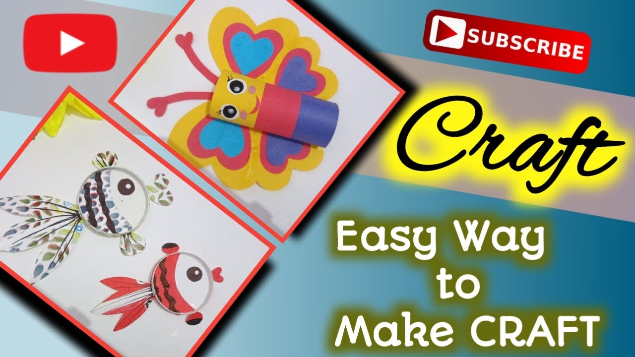 Easy Craft for Kids | Paper & disposable glass craft |#diy #craft # ...