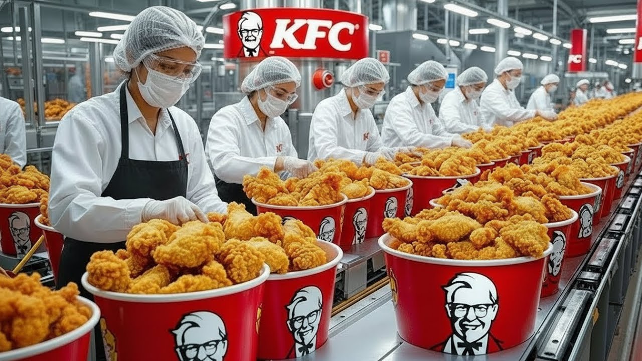 Inside the KFC Factory: From Fresh Chicken to Crispy Perfection (Full ...