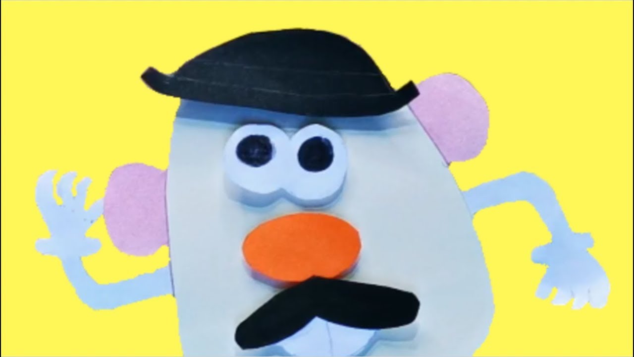 DIY Toy Story - Mr Potato Head Corner Bookmark コーナーブックマーク 角书签 - YouTube