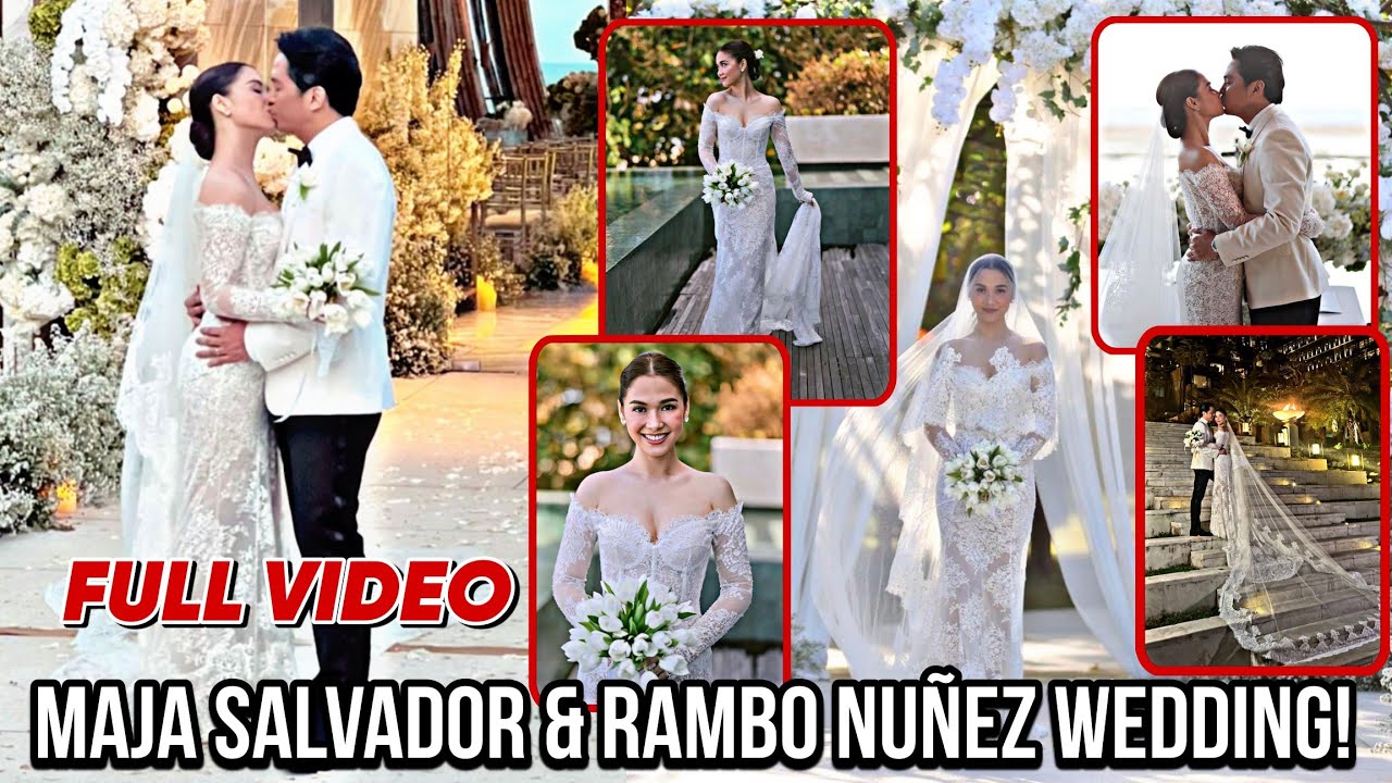 FULL VIDEO: MAJA SALVADOR & RAMBO NUÑEZ WEDDING! - YouTube