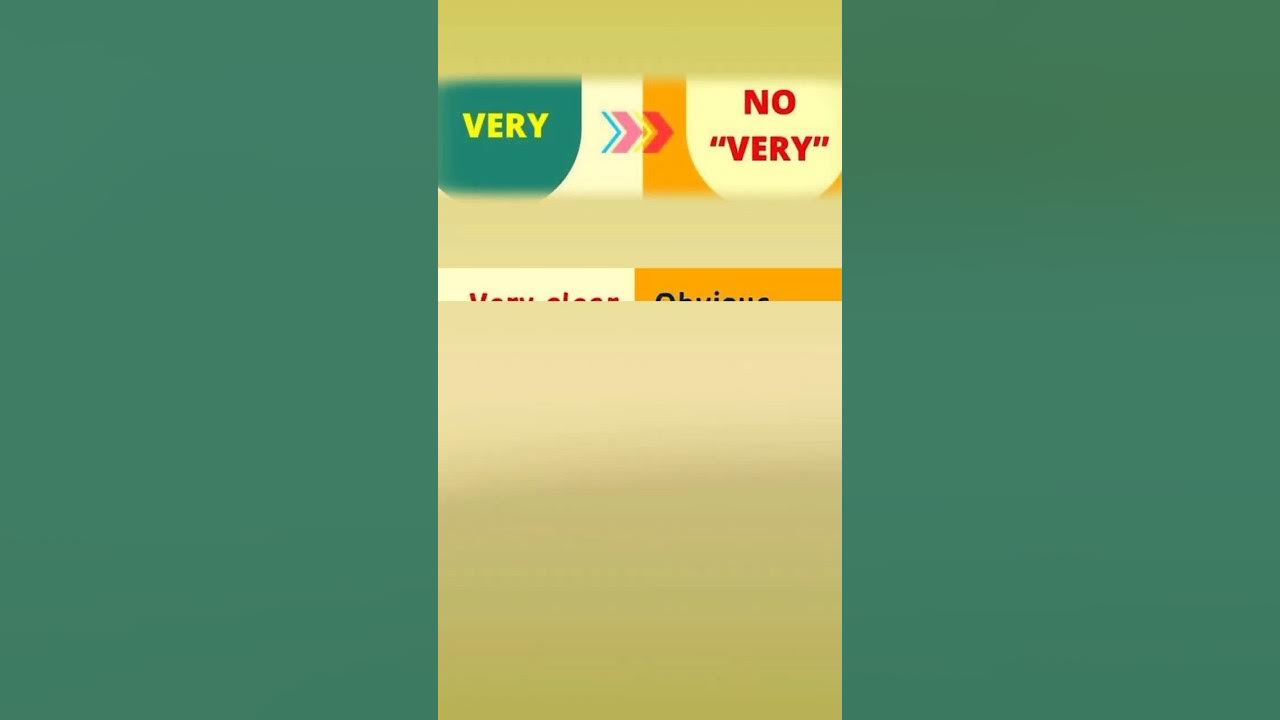 Dont use these Very phrases #english #howtospeakenglisnineasyway - YouTube