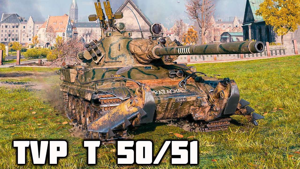 TVP T 50/51 WoT – 6 Kills, 11,3K Damage - YouTube